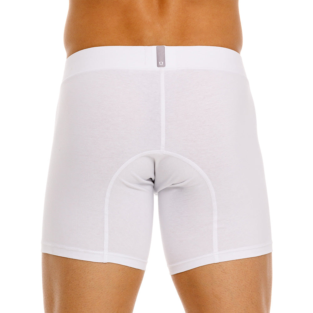 WHITE HALF LAYER BOXER